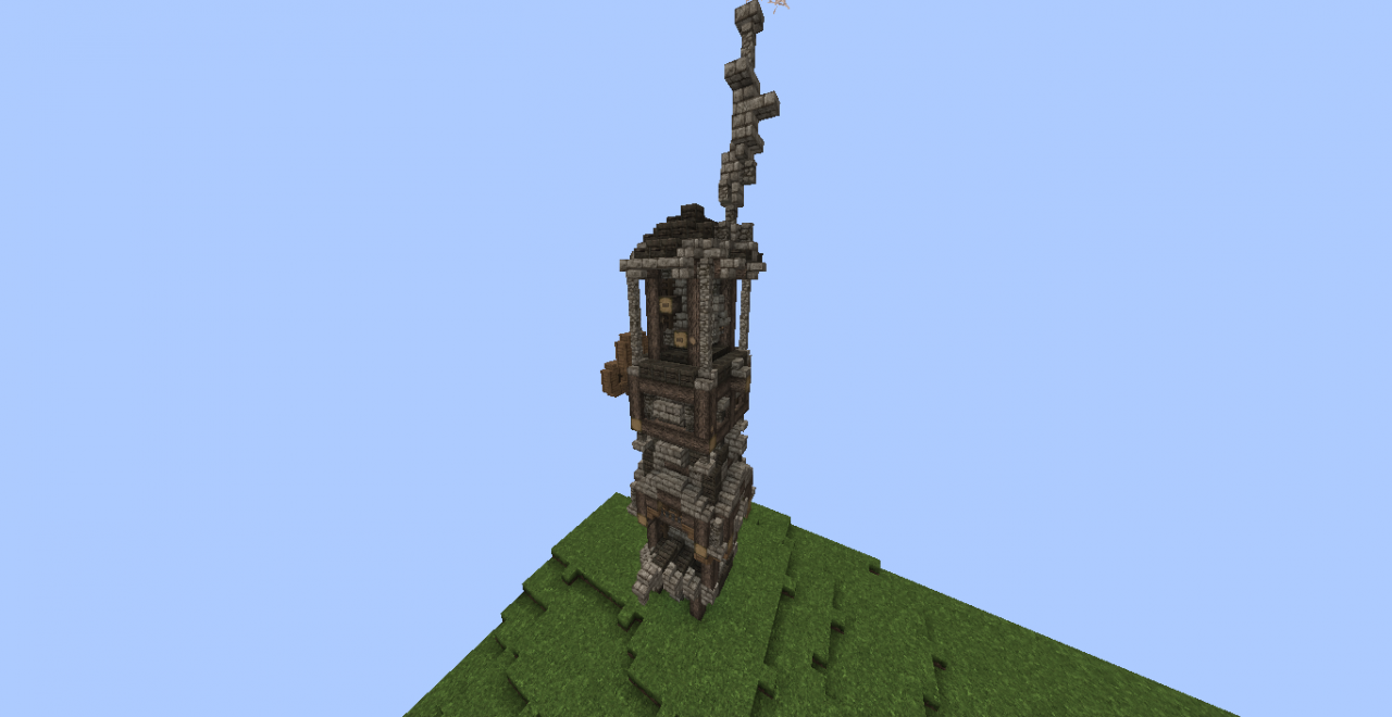 Shivas - The Steampunk Tower (Steampunk) (Medieval) Minecraft Map