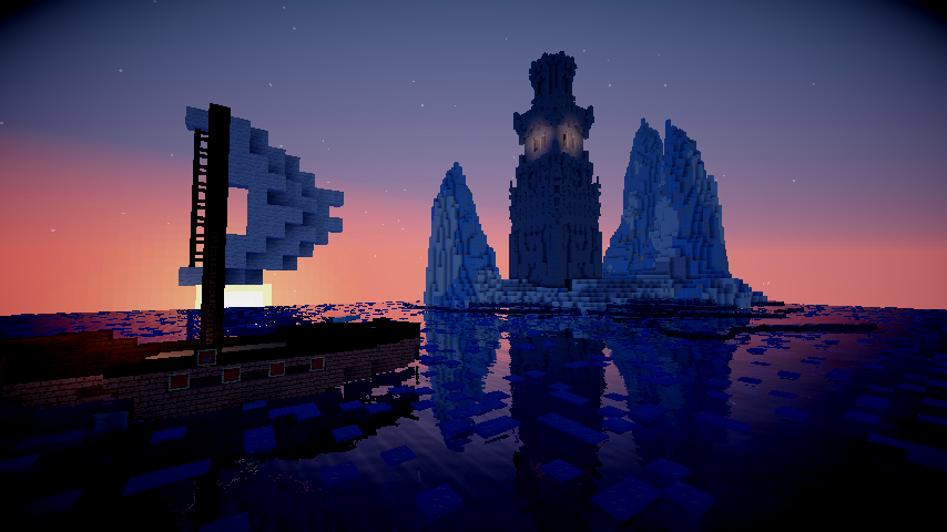 Icey terra (Stone tower) Minecraft Map