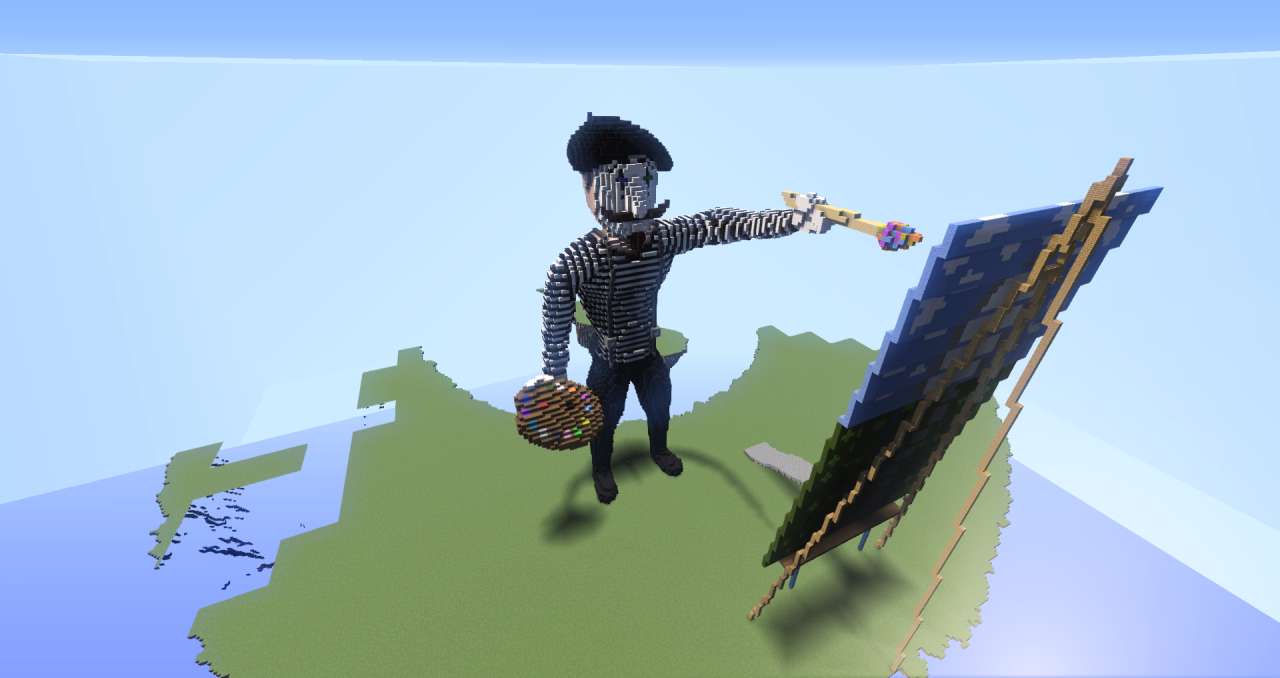 Mime Painter Minecraft Map