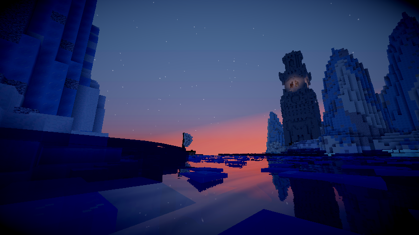 Icey terra (Stone tower) Minecraft Map