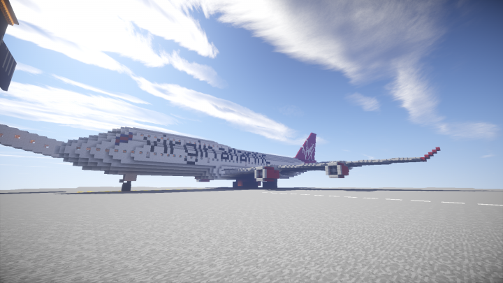 [Download] Boeing 747-400 Virgin Atlantic (PW Engines) Minecraft Map