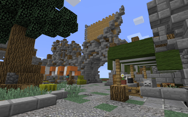 Medieval Market Square Minecraft Map