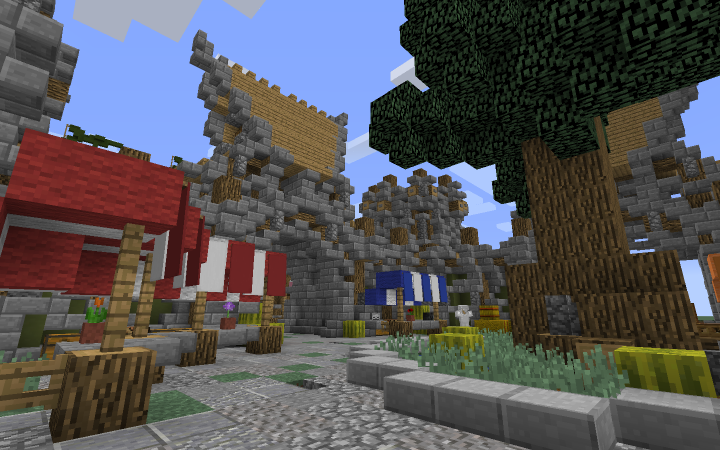 Medieval Market Square Minecraft Map