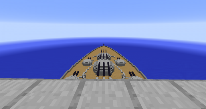 Superheavy Dreadnaught / Battleship Minecraft Map