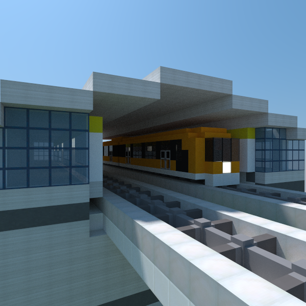 Incheon Maglev train Minecraft Map