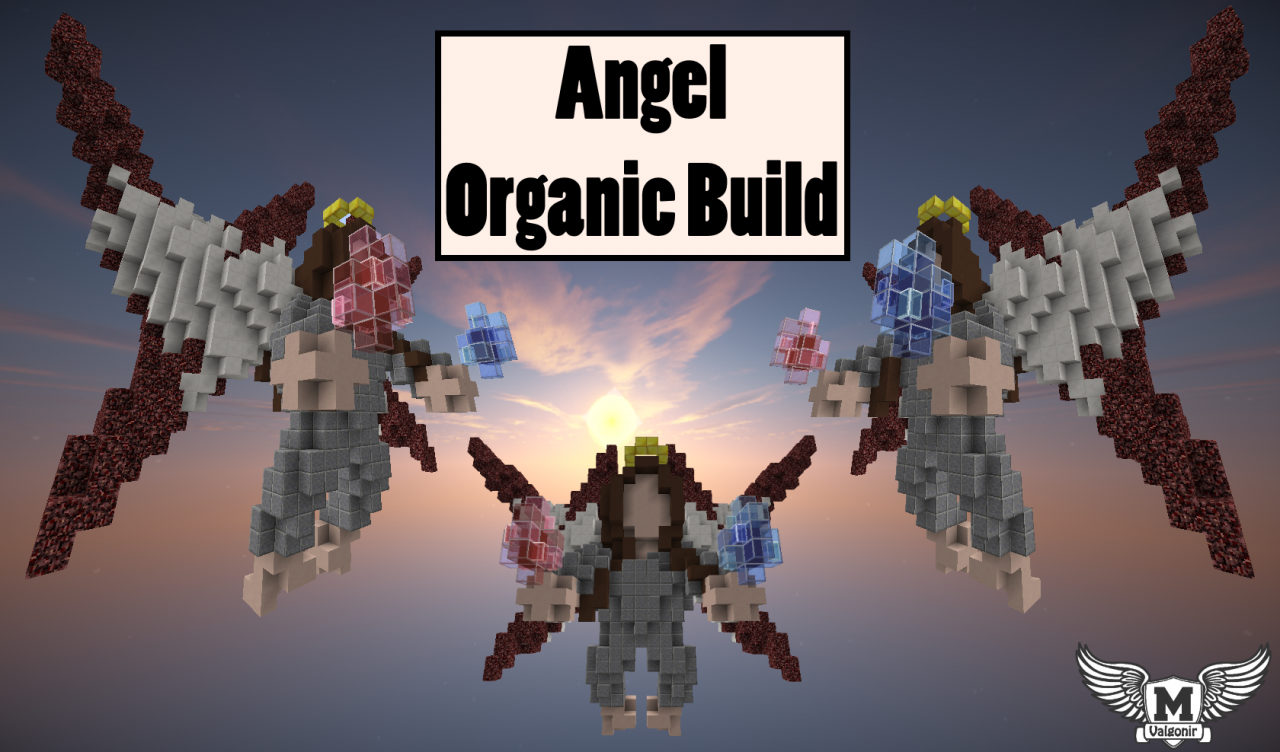 Angel | Organic Build #2 | Built by Valgonir Minecraft Map