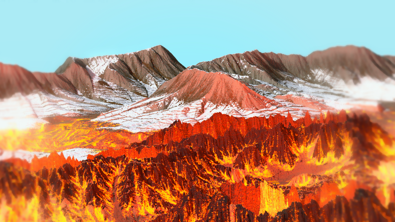 Hidden Hell - Custom Terrain Minecraft Map