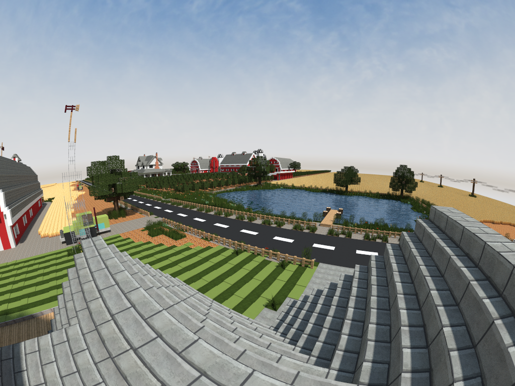 Realistic Farm! Version #3!! [POP REEL] +DOWNLOAD Minecraft Map