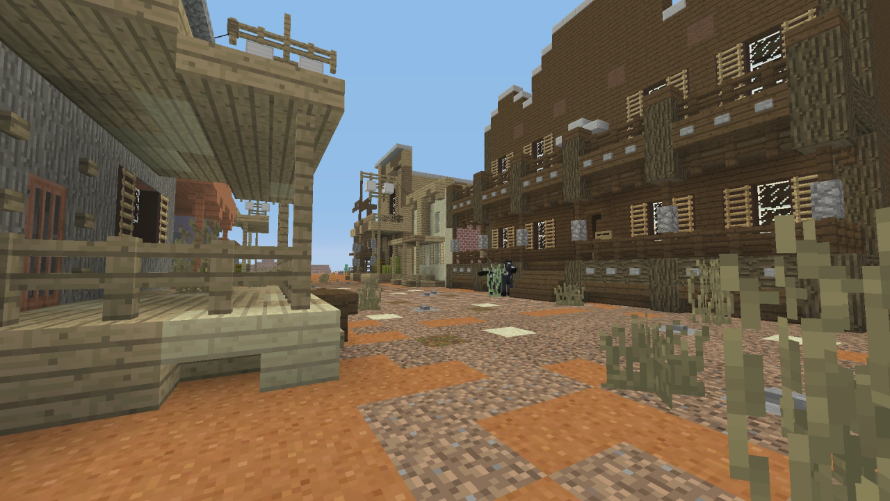 Western Town Minecraft Map
