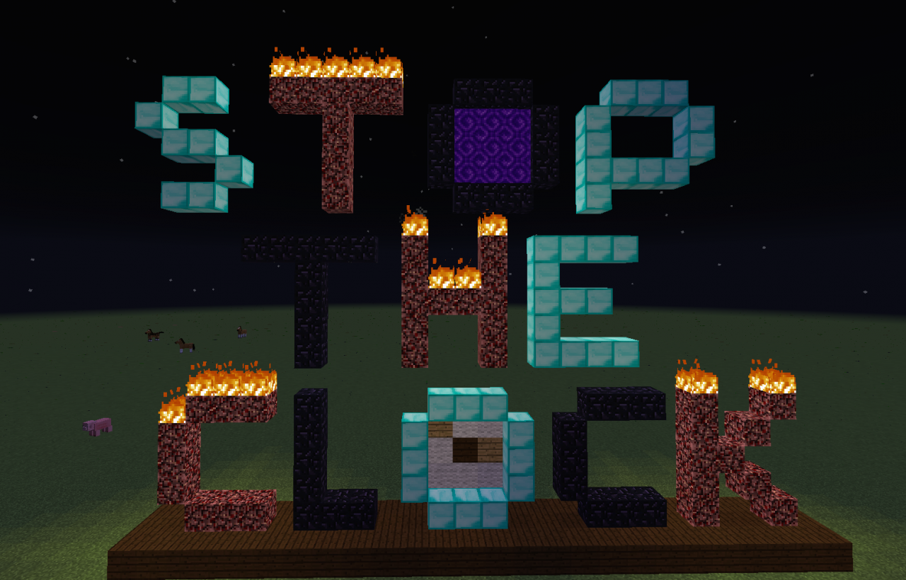 Stop the Clock! Minecraft Map