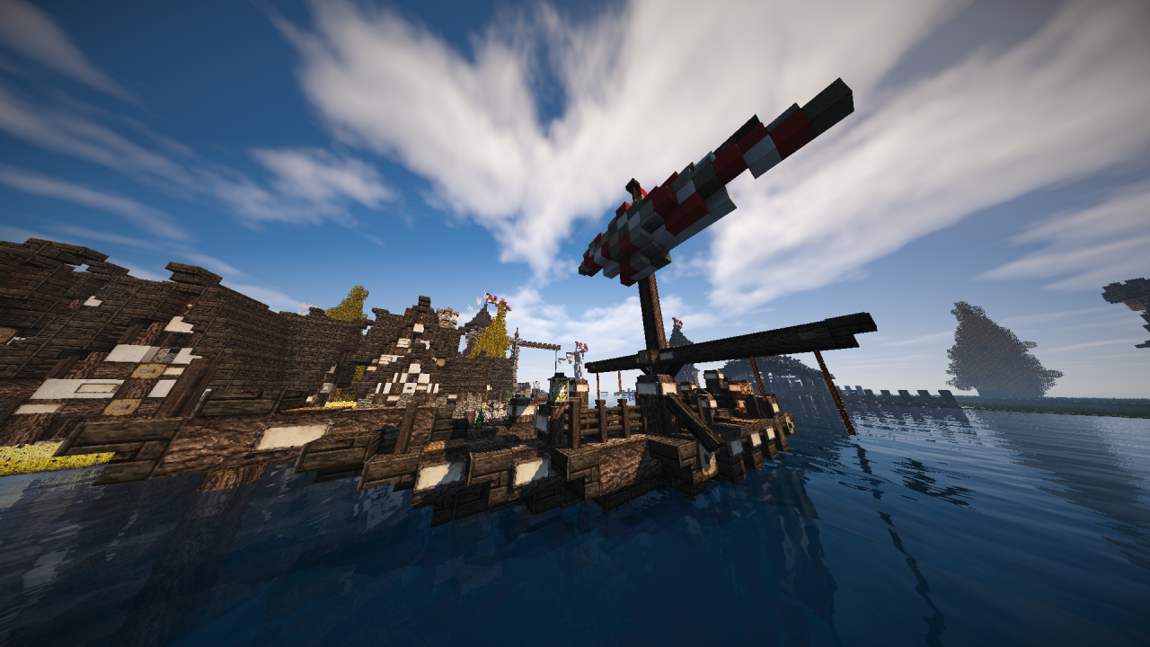 Large Medieval Ship Minecraft Map