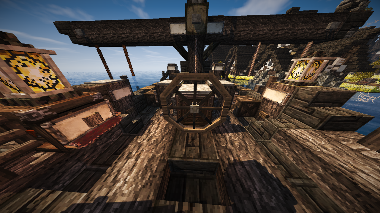 Large Medieval Ship Minecraft Map