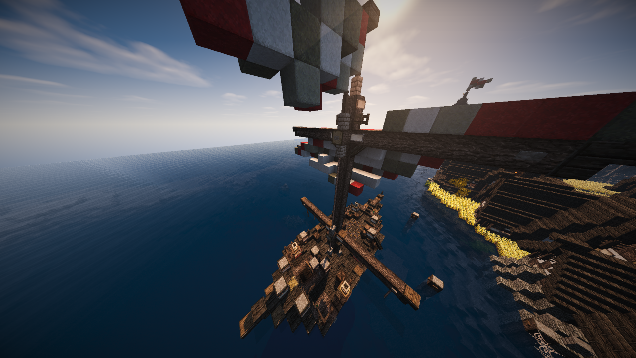 Large Medieval Ship Minecraft Map