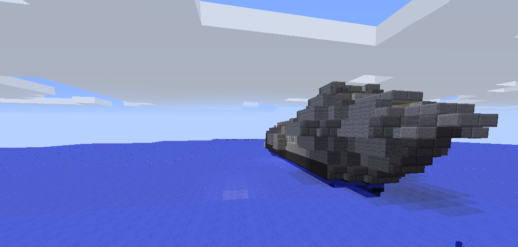 Future Navy Ship MK1 Minecraft Map