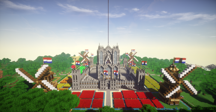 [SURVIVAL] Country Courtyard Minecraft Map