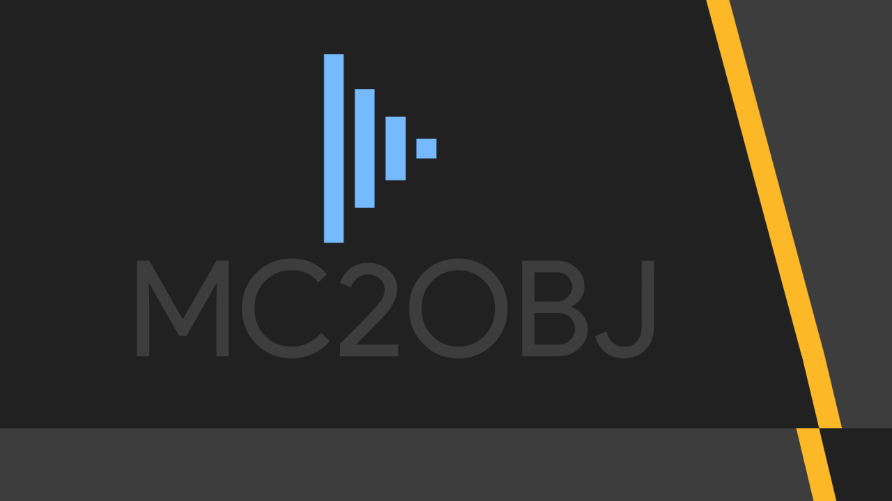 MC2OBJ - Convert Tabula and Techne models to Wavefront Obj [0.1.0] Minecraft Mod