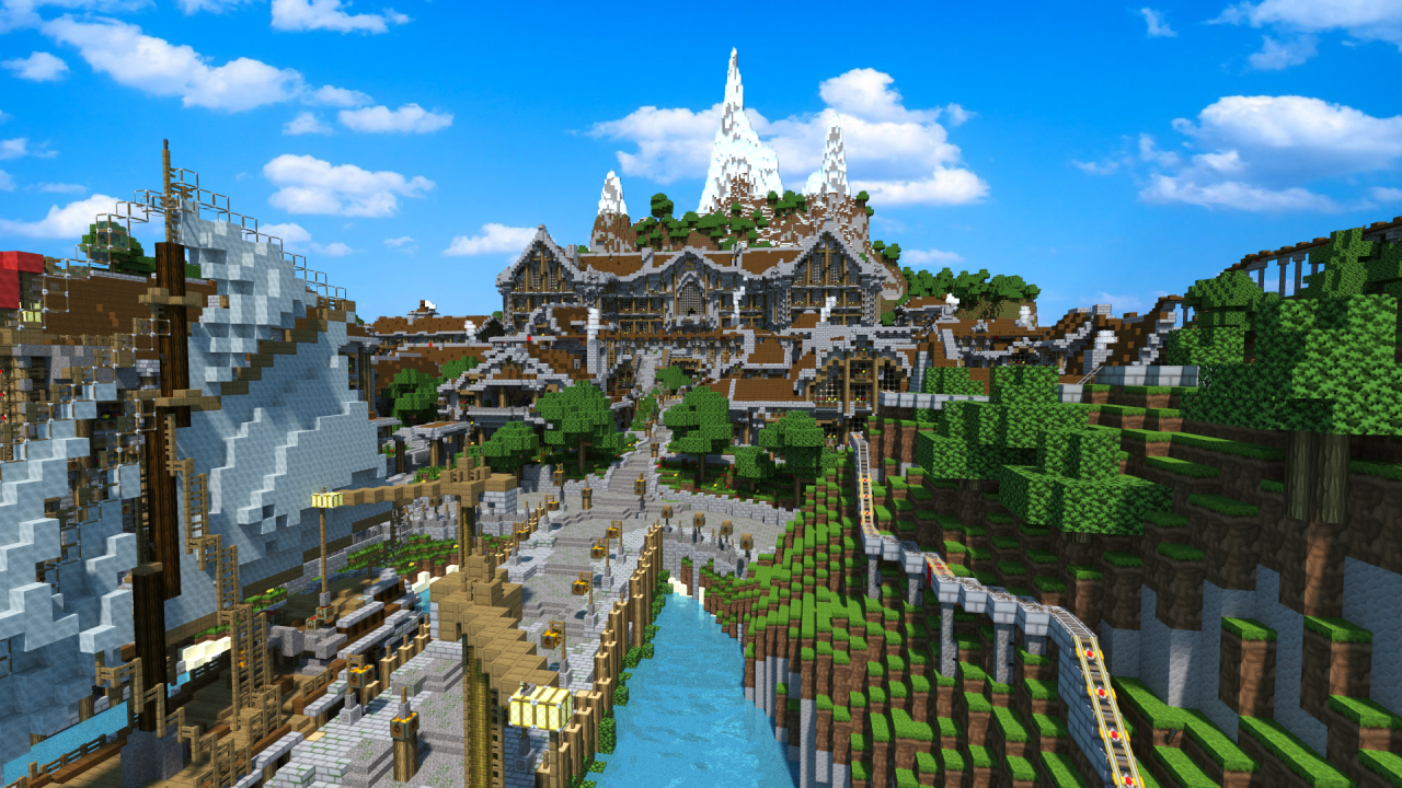 Crooked Town [Download] Minecraft Map