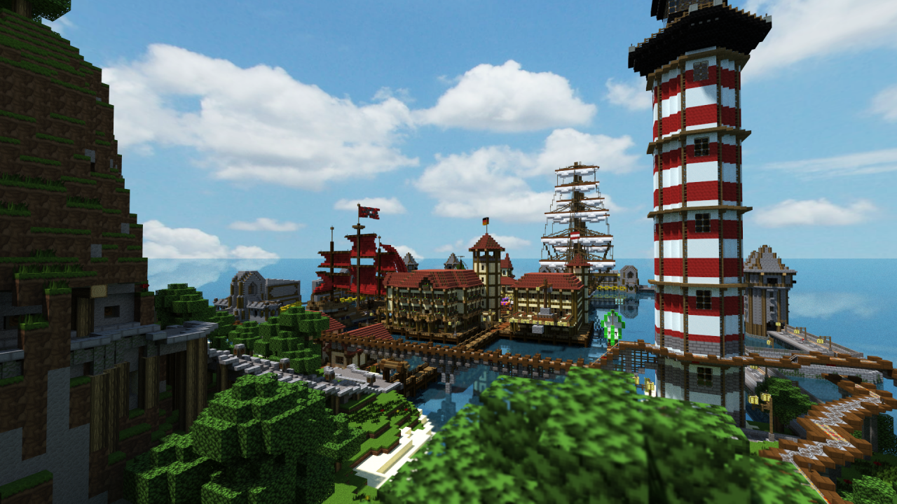 Crooked Town [Download] Minecraft Map