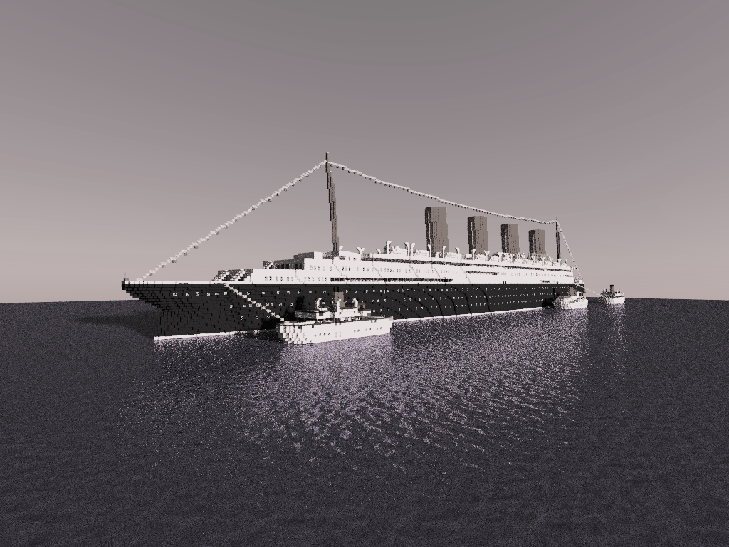 Germany ocean liner SS Wolfsburg Minecraft Map