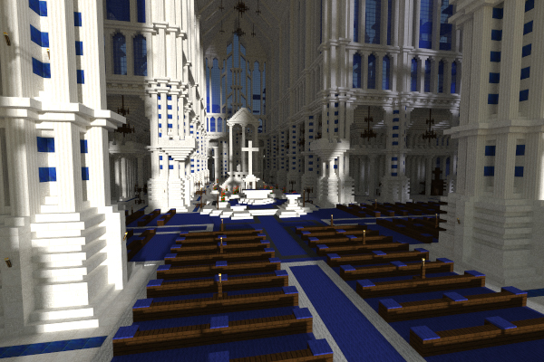White Cathedral Minecraft Map