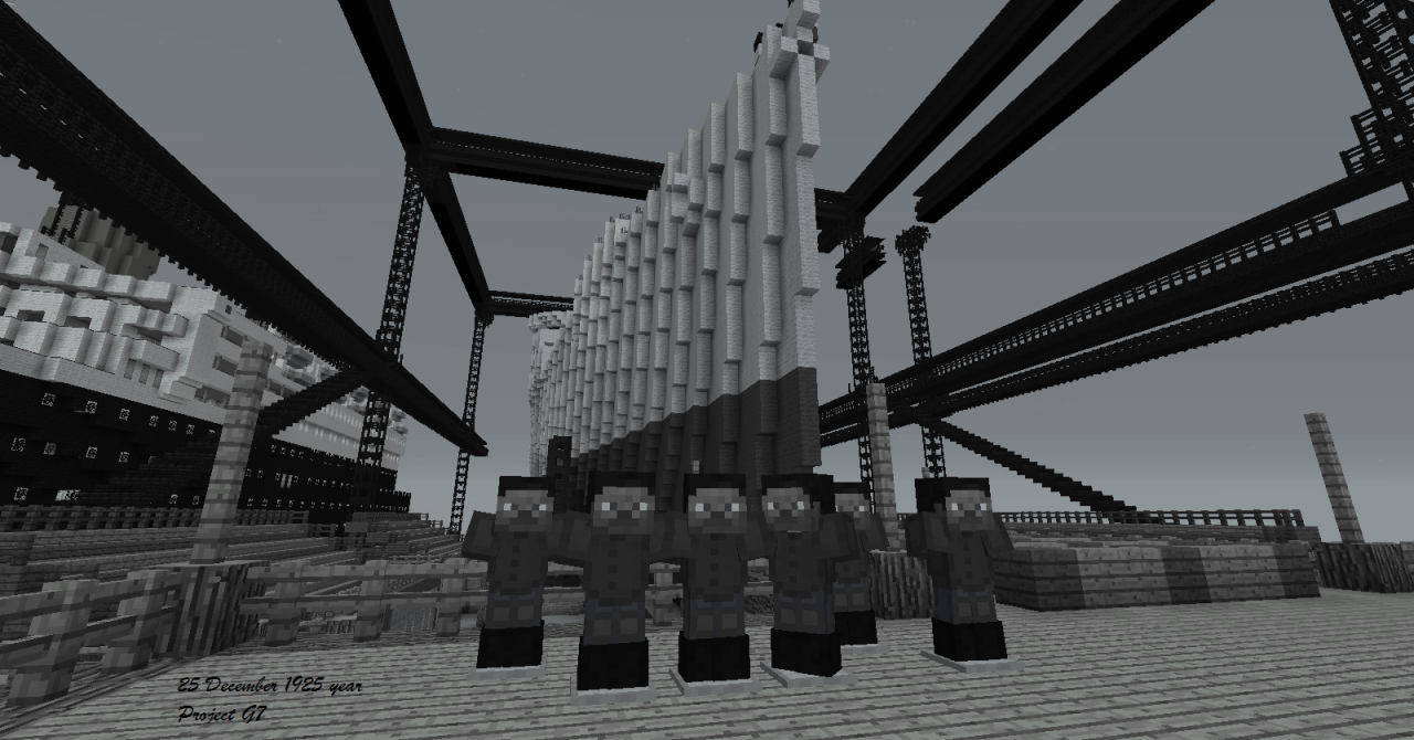 Germany ocean liner SS Wolfsburg Minecraft Map