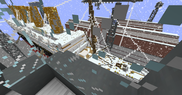 Ocean liner SS Dusseldorf. Minecraft Map