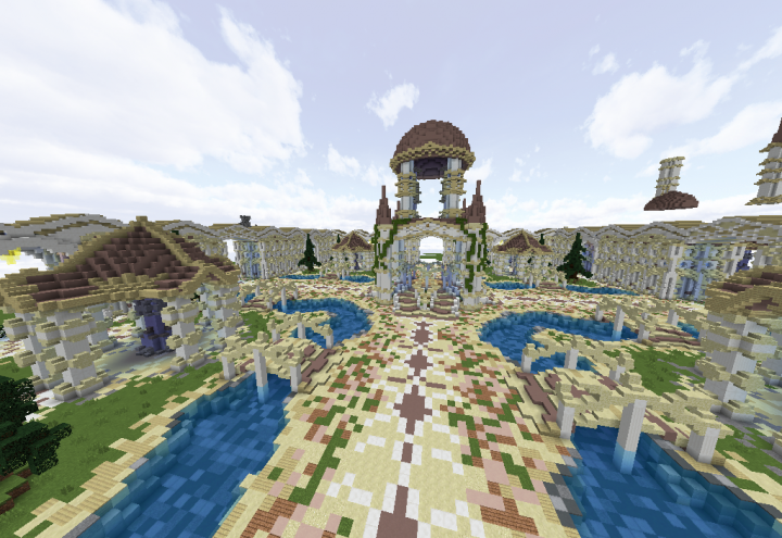 Greek Faction Spawn Minecraft Map