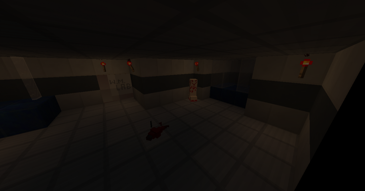 Five nights in Lab's - 1.8 Horror map PL Minecraft Map
