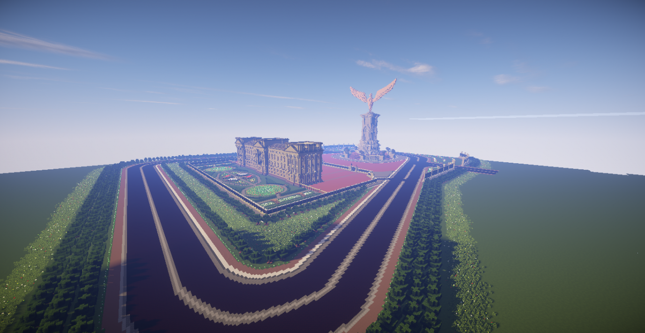 Buckingham Palace & Queen Victoria Memorial Minecraft Map