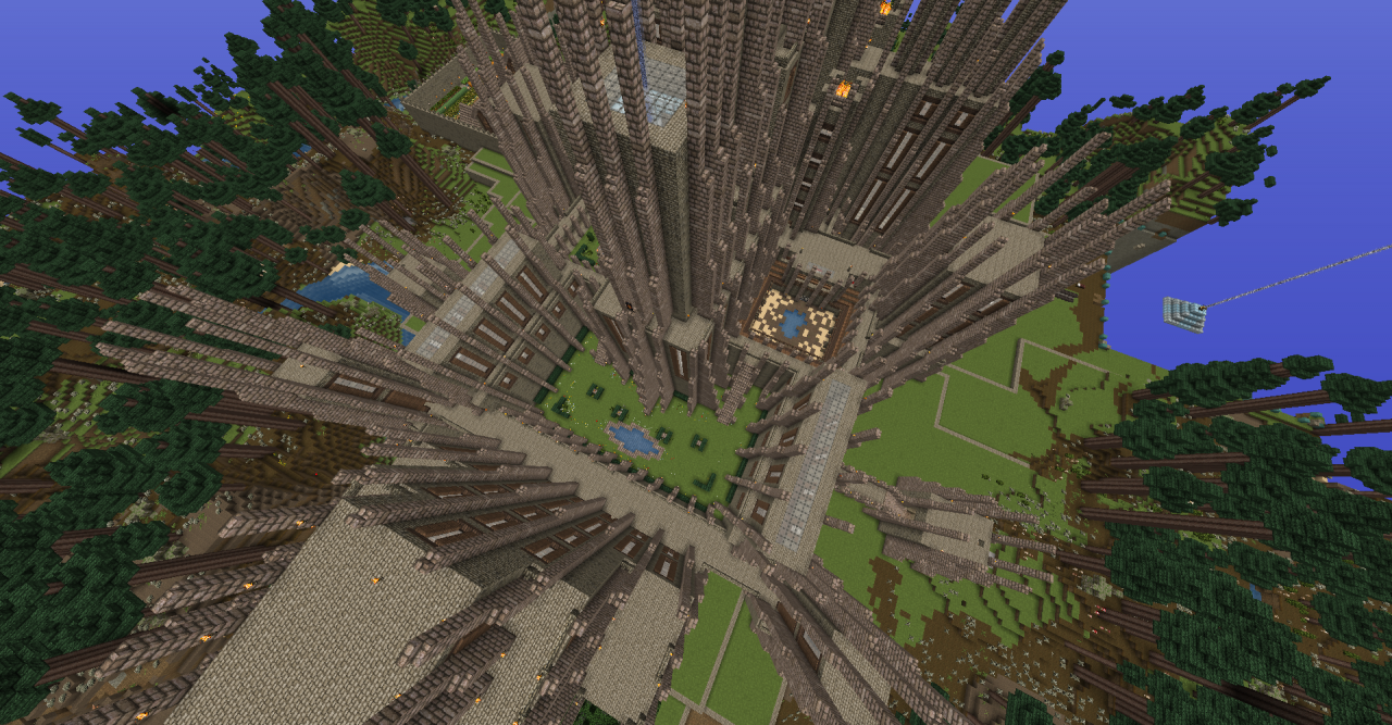 Survival builds Minecraft Map