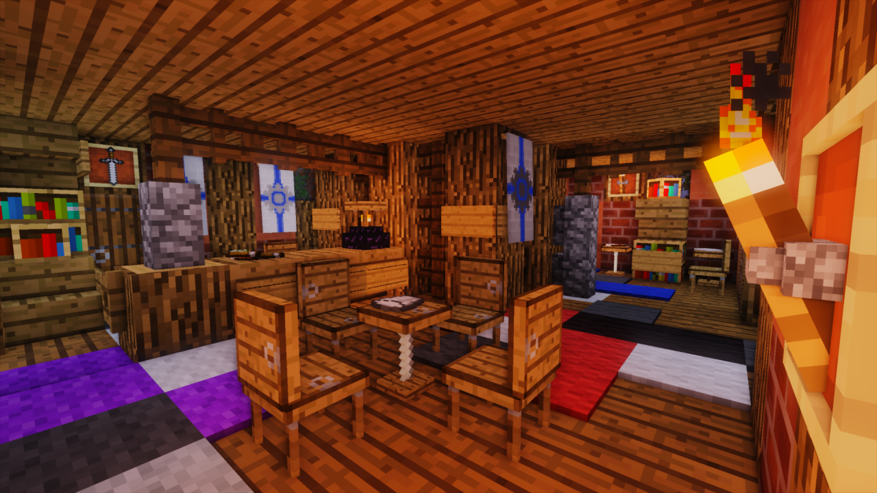 Timelapse | Forest Lodge Interior Minecraft Map