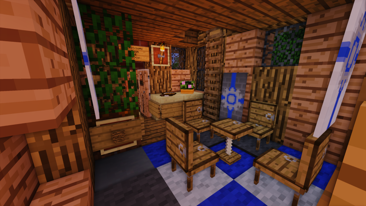 Timelapse | Forest Lodge Interior Minecraft Map