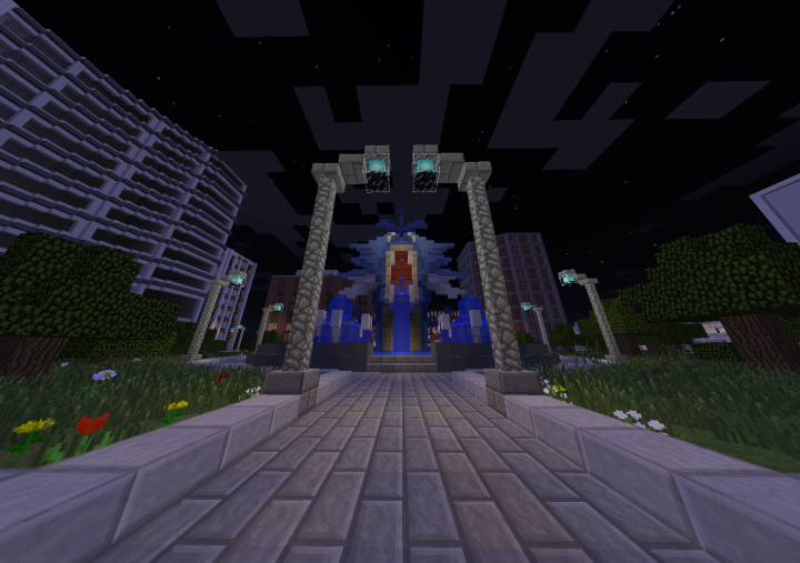 Opion Pixelmon Spawn Build Minecraft Map