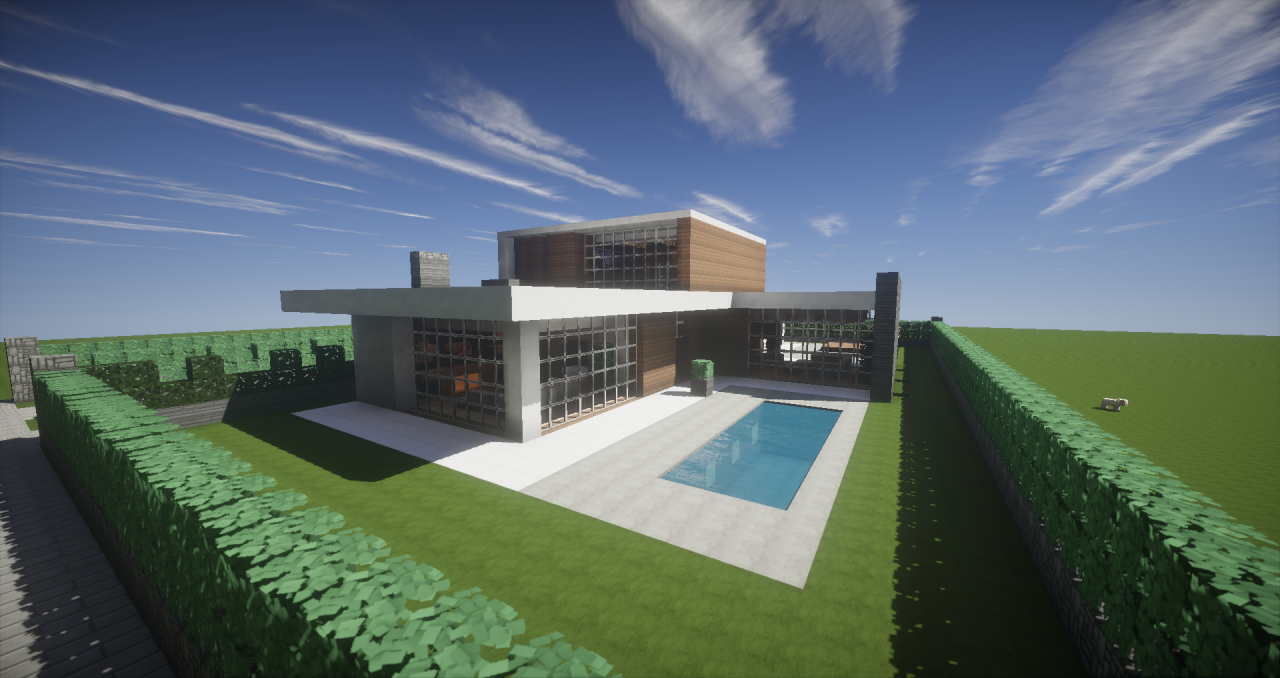 Clean and Simple Modern House #6 Minecraft Map