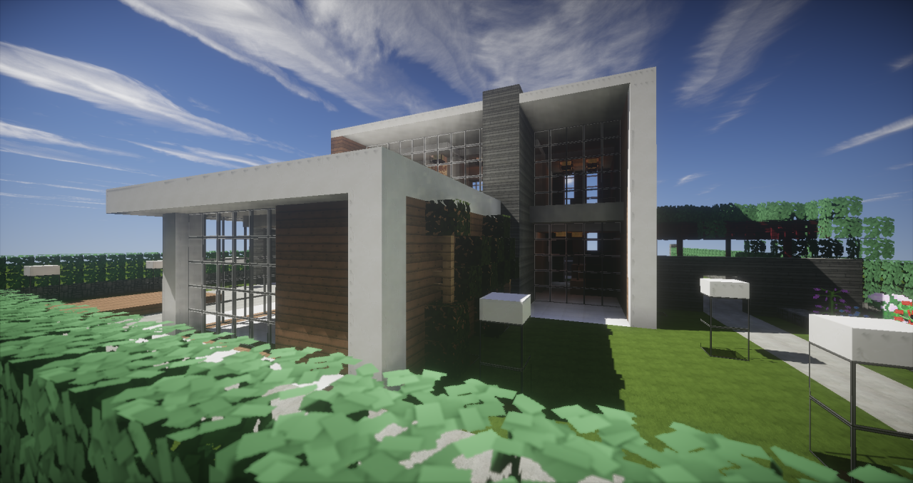 Clean and Simple Modern House #6 Minecraft Map