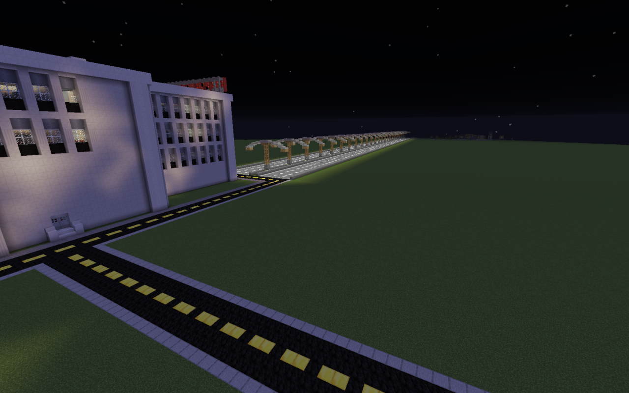 Map with long highway Minecraft Map