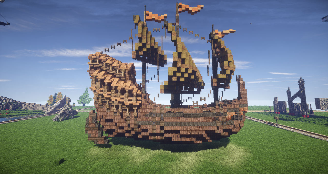 Fantasy ship #WeAreConquest Minecraft Map