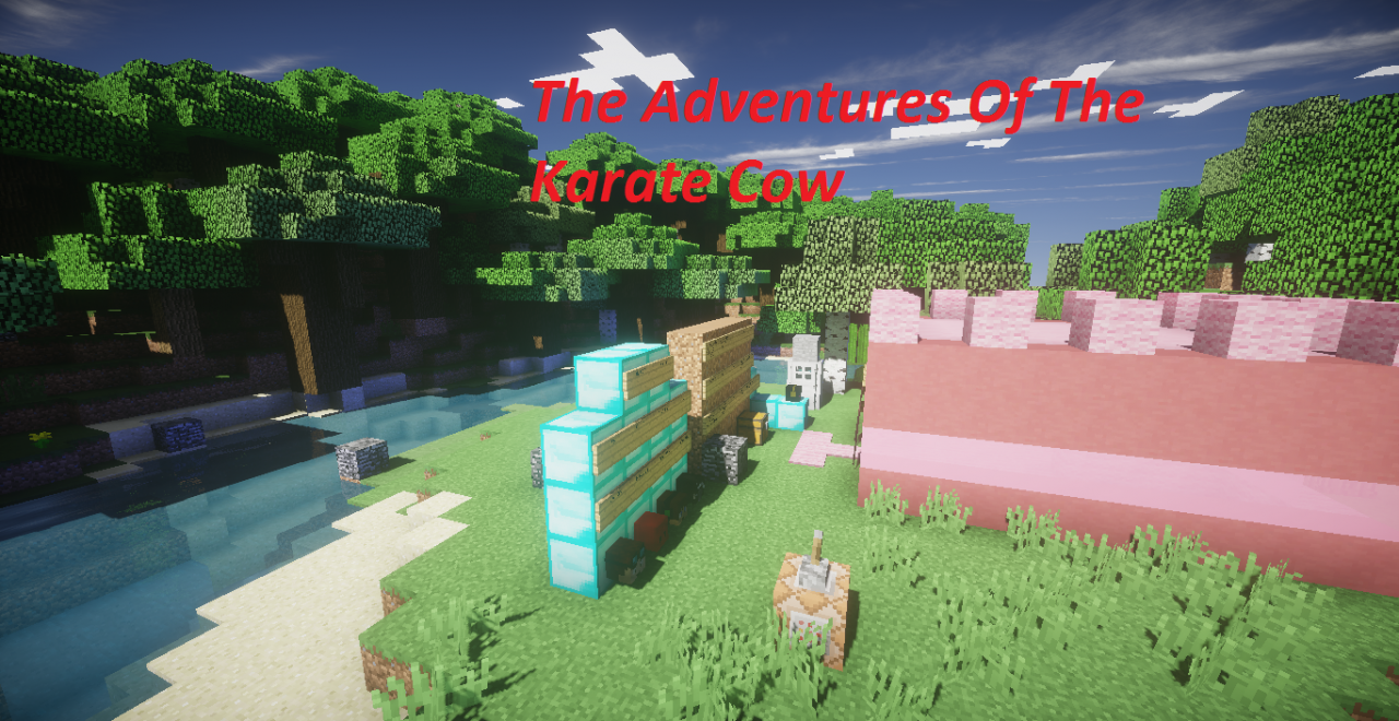 Adventures Of The Karate Cow Minecraft Map
