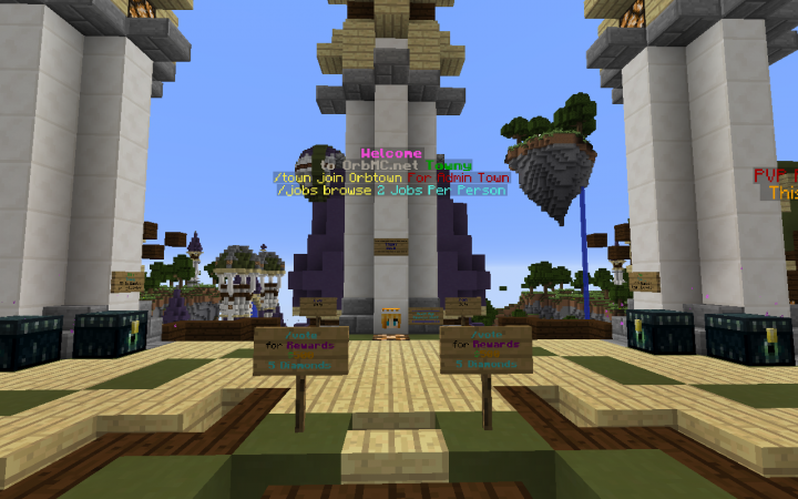 OrbMC Towny Spawn Minecraft Map