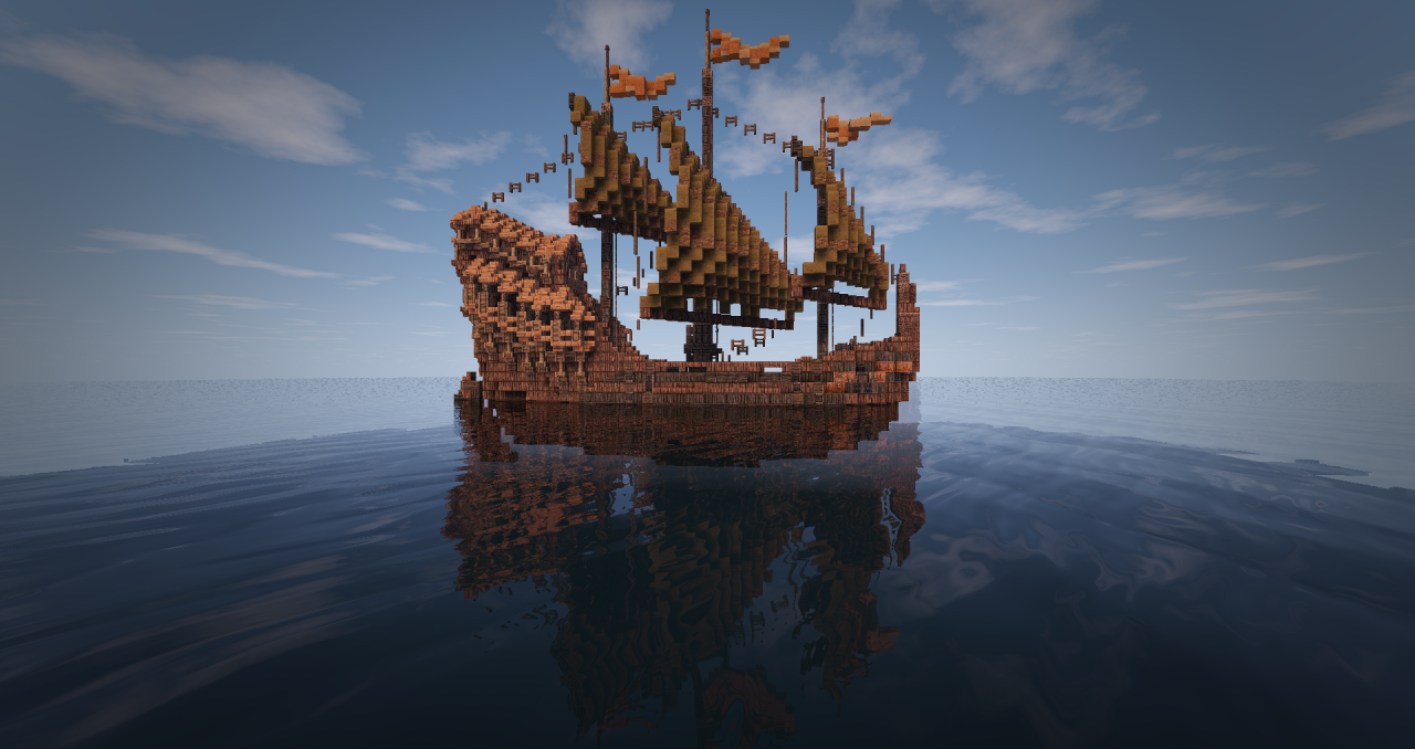 Fantasy ship #WeAreConquest Minecraft Map