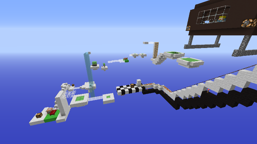 Cloud Climb-A Parkour adventure Minecraft Map