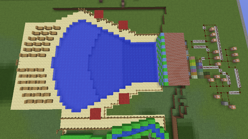 Working Wave Pool! Minecraft Map