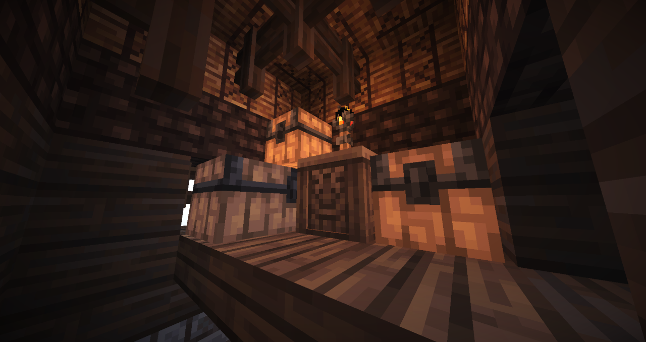 A hermit's crib Minecraft Map