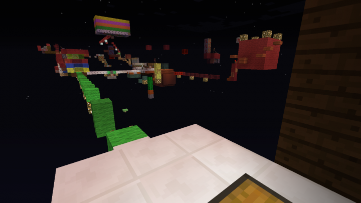 The Green Parkour Minecraft Map