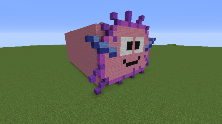 Burning Pink Pufferfish Minecraft Map