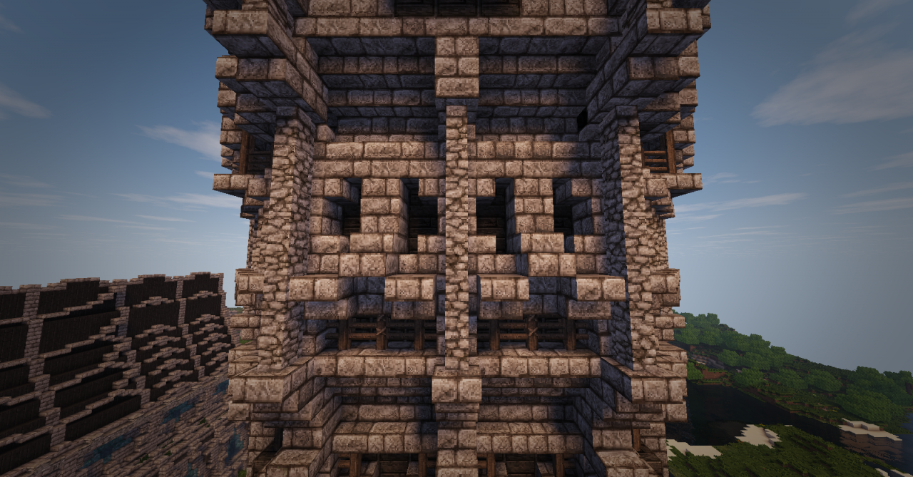 Detailed Tower Schematic Minecraft Map