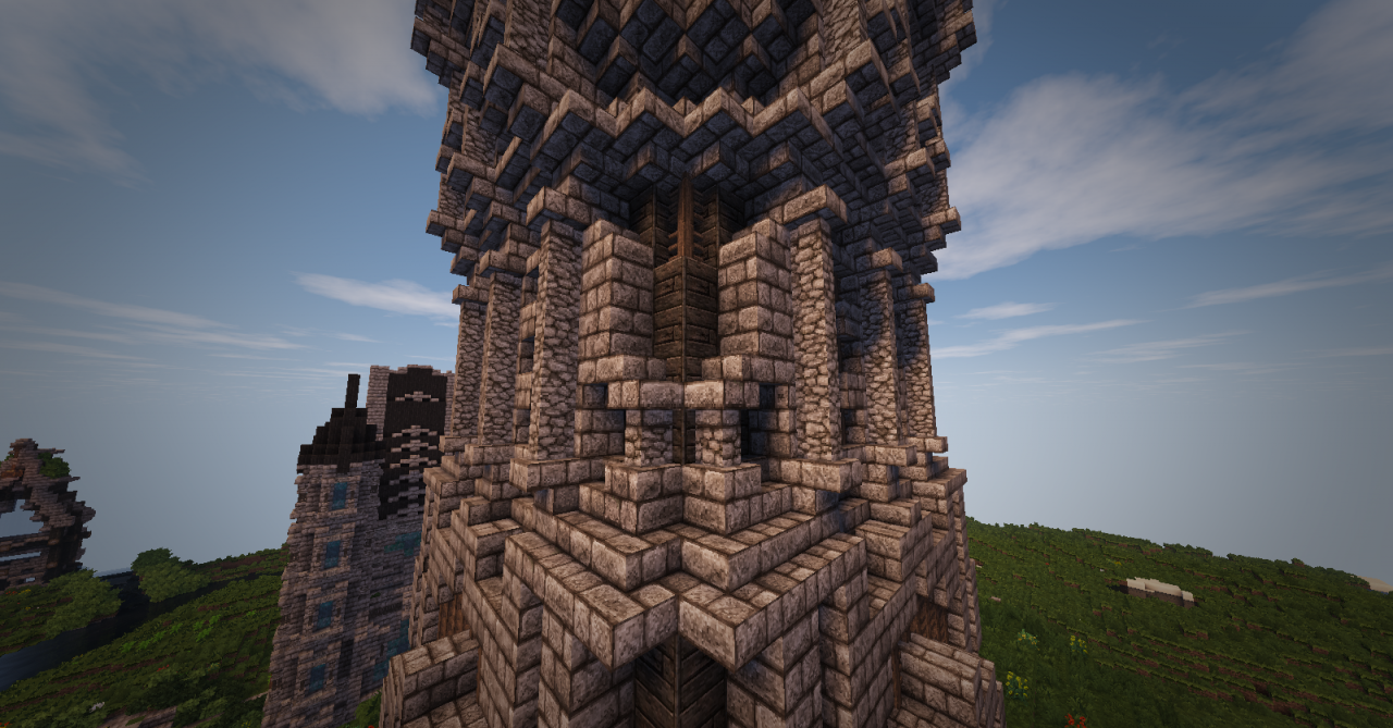 Detailed Tower Schematic Minecraft Map