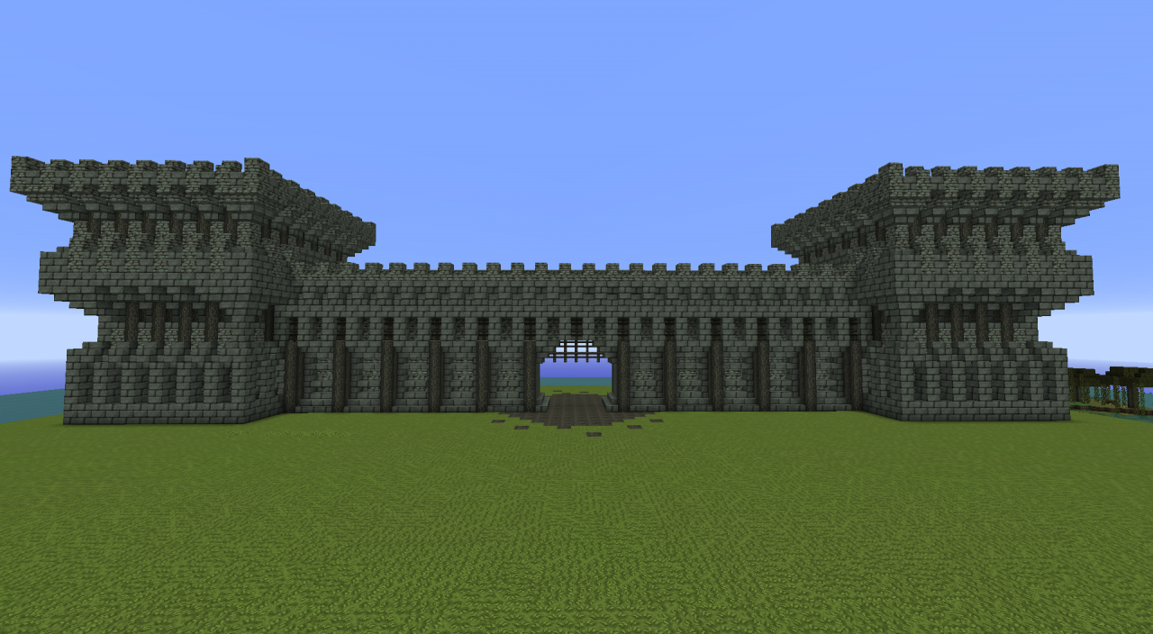 Medieval Castle Gateway Minecraft Project