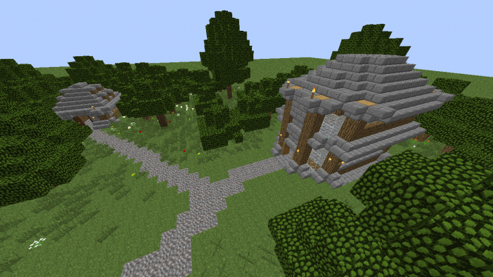 Forest House Minecraft Map