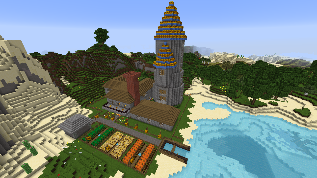 My First Minecraft Survival World Minecraft Map